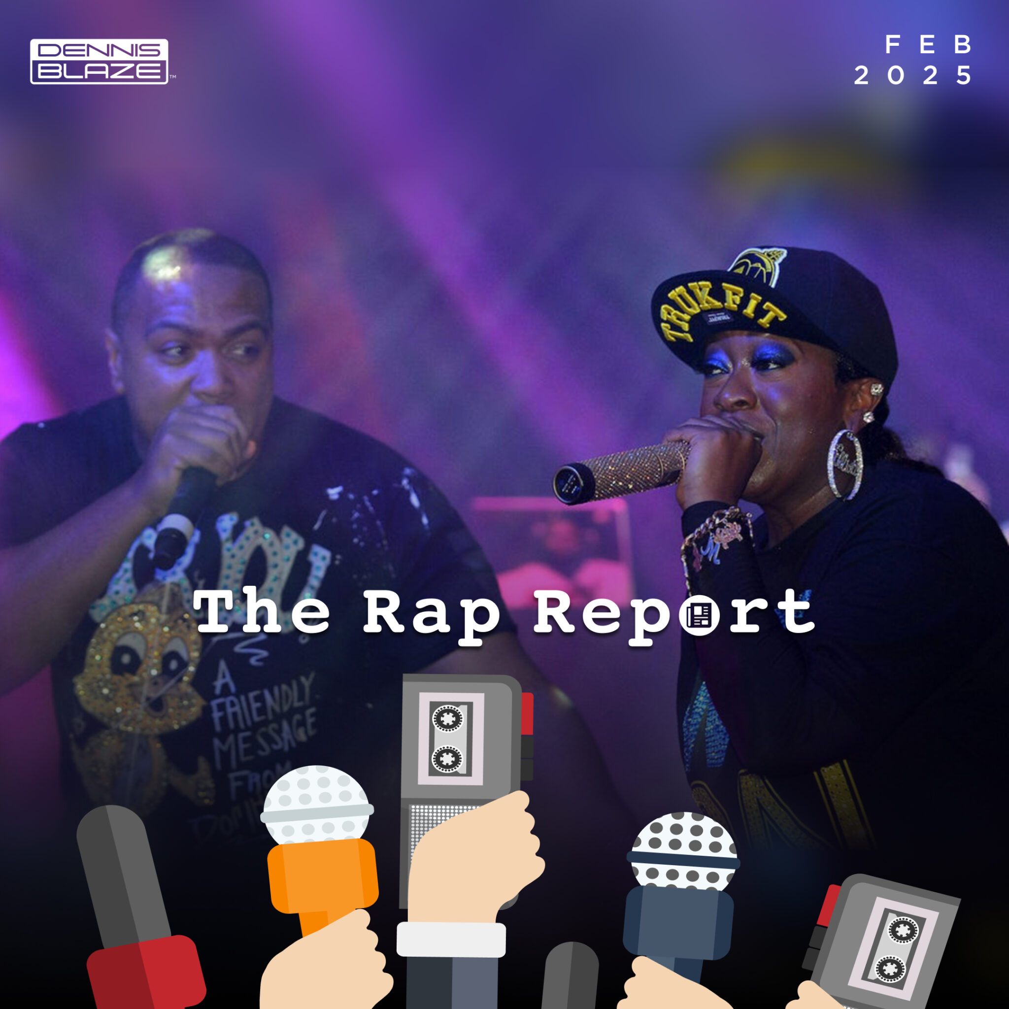 DJ Mix: The Rap Report (Feb 2025) Classic Slaps + New Blaps (Cover ...